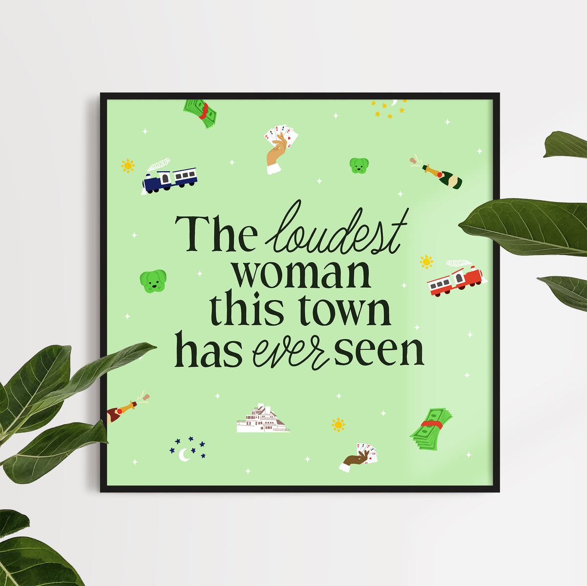 The Loudest Woman - Physical Print – ekelleydesign