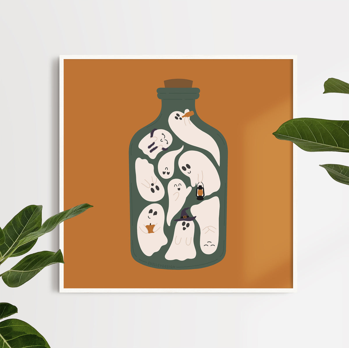 Bottle of Boos - Physical Print – ekelleydesign