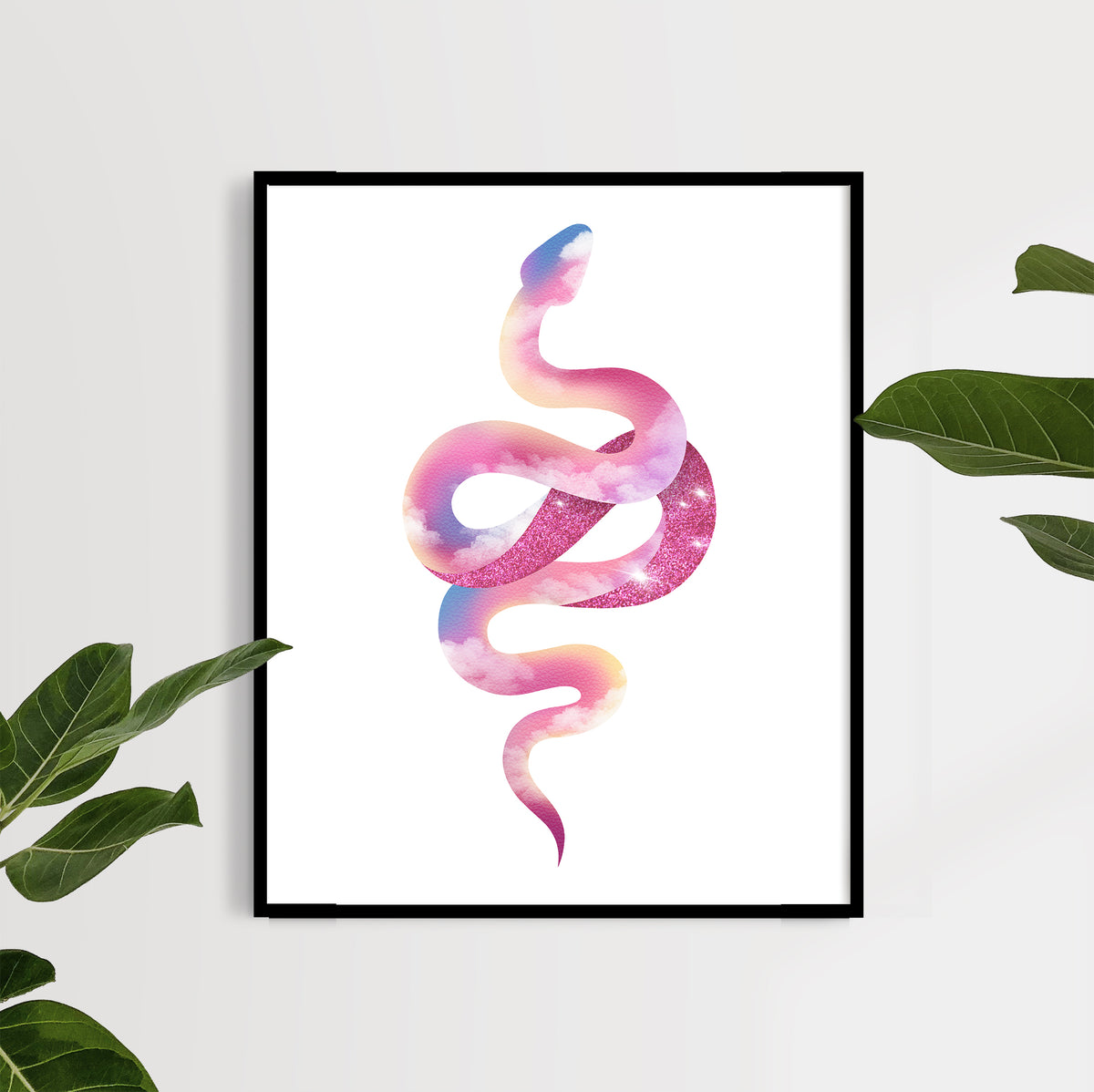 Lover Snake - Physical Print – ekelleydesign